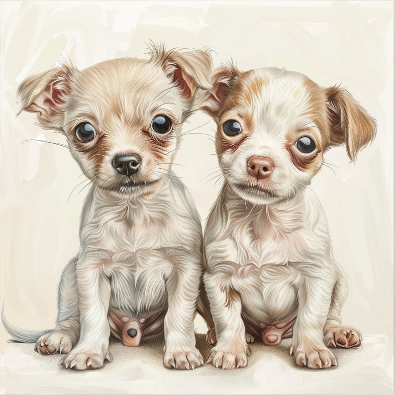 Mini Pincher Puppies Watercolor Clip Art 4 JPG Mix Media Card Making ...