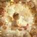 Baby Angel Watercolor Clip Art 4 JPG Mix Media Card Making Invitations ...