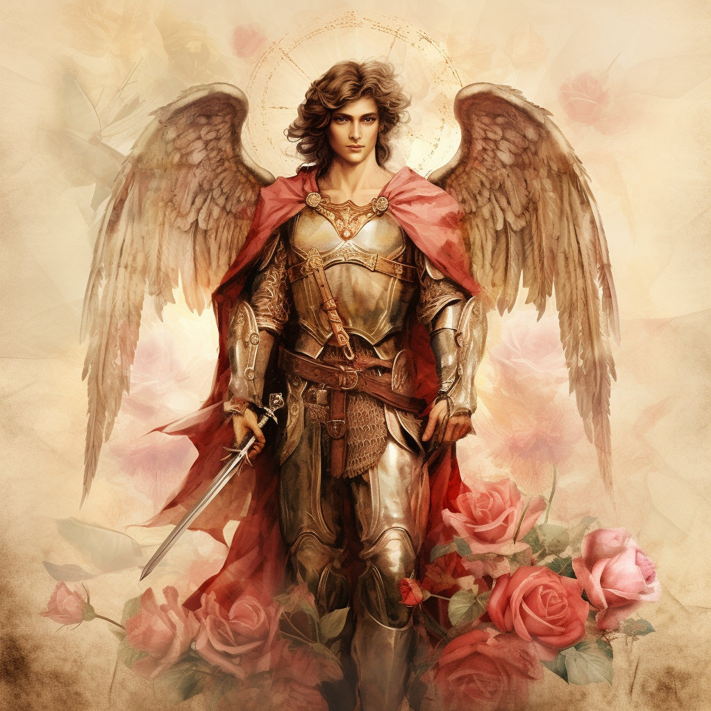 Archangel Chamuel Clip Art 4 JPG Mix Media Card Making Invitations ...