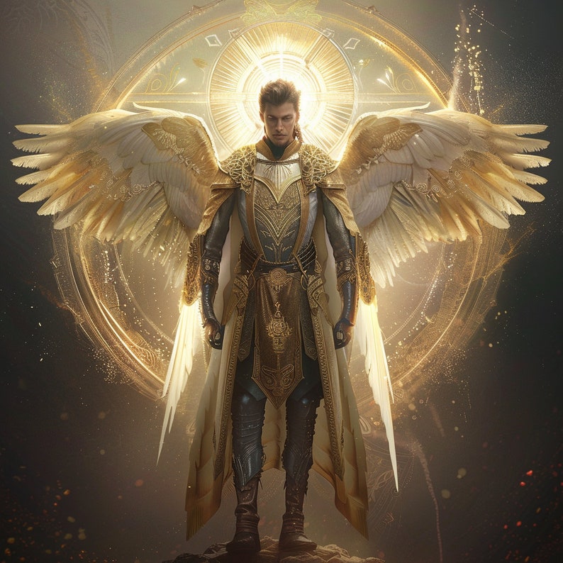 Archangel Metatron Clip Art 4 JPG Mix Media Card Making Invitations ...