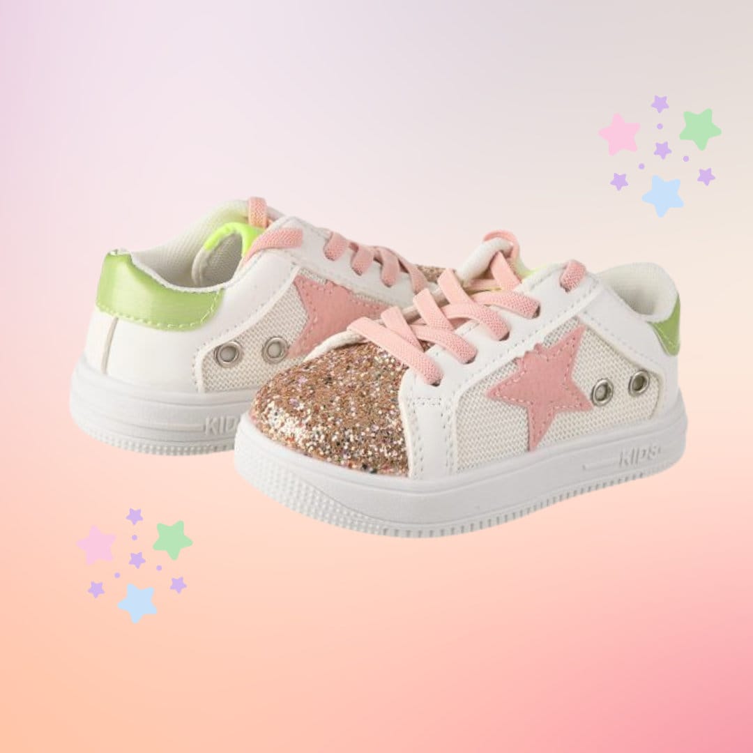 Custom Sneakers, Glitter Laces, Personalized Shoes, Glitter Star ...