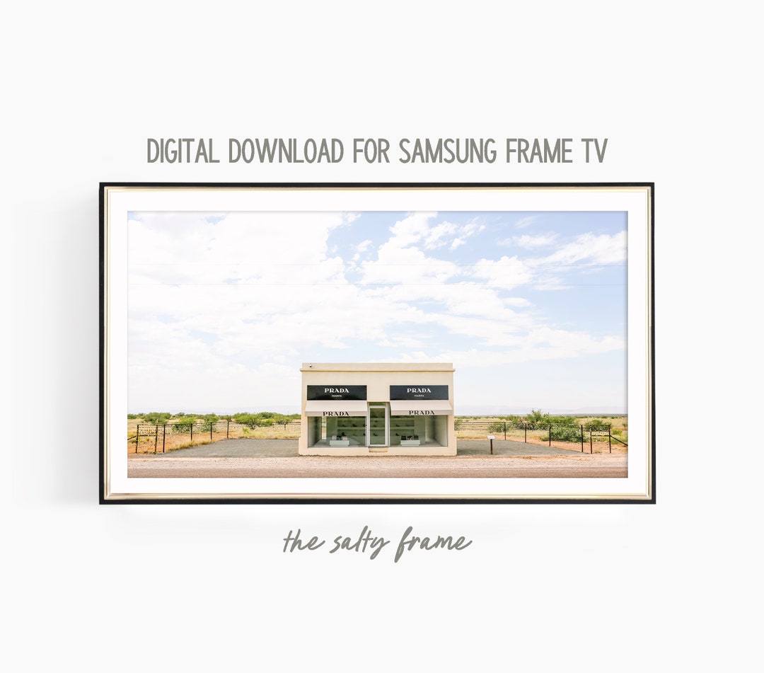 Samsung Frame TV Art || Prada Marfa || Marfa Texas || Photography ...