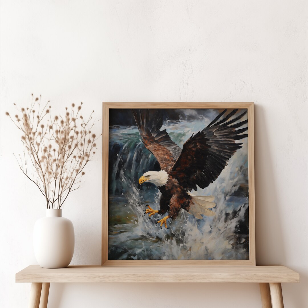 Printable Digital Eagle "danger Close" for Canvas - Etsy