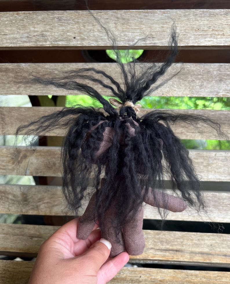 Misfit Mini Poppet Doll: One-of-a-kind Voodoo Witch Rag Doll - Etsy