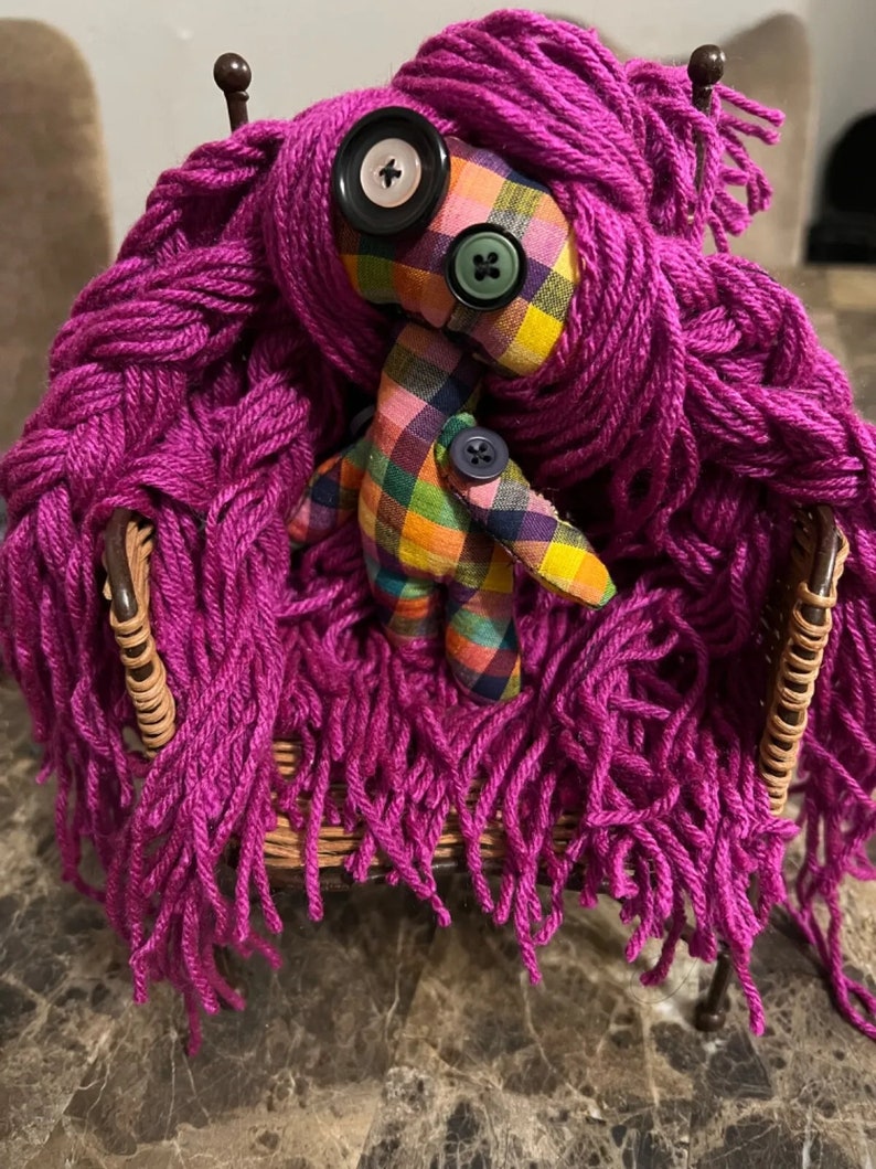 Rag Doll, Yarn Doll, Poppet, Voodoo Doll, Witch Doll - Etsy