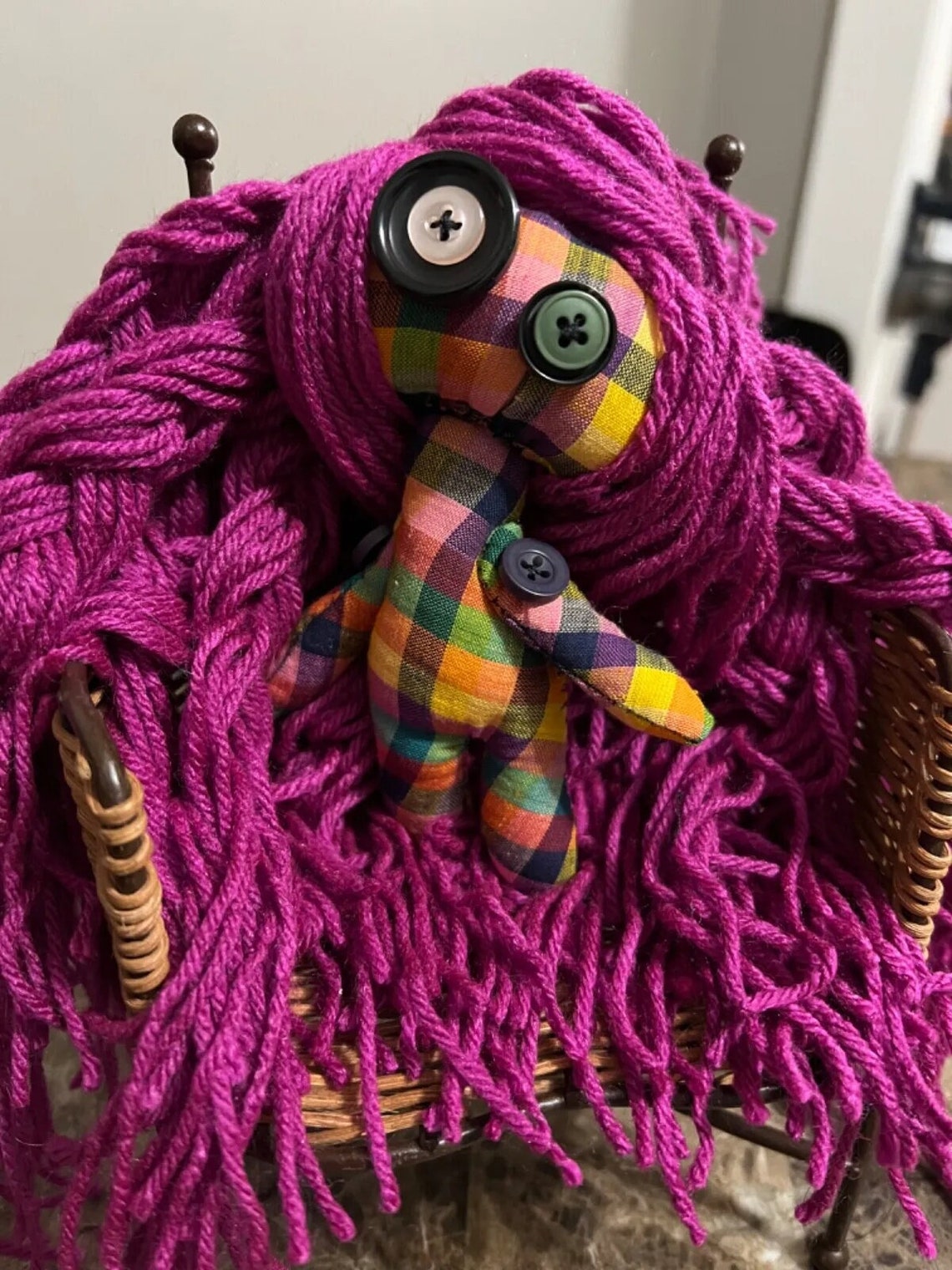 Rag Doll, Yarn Doll, Poppet, Voodoo Doll, Witch Doll - Etsy