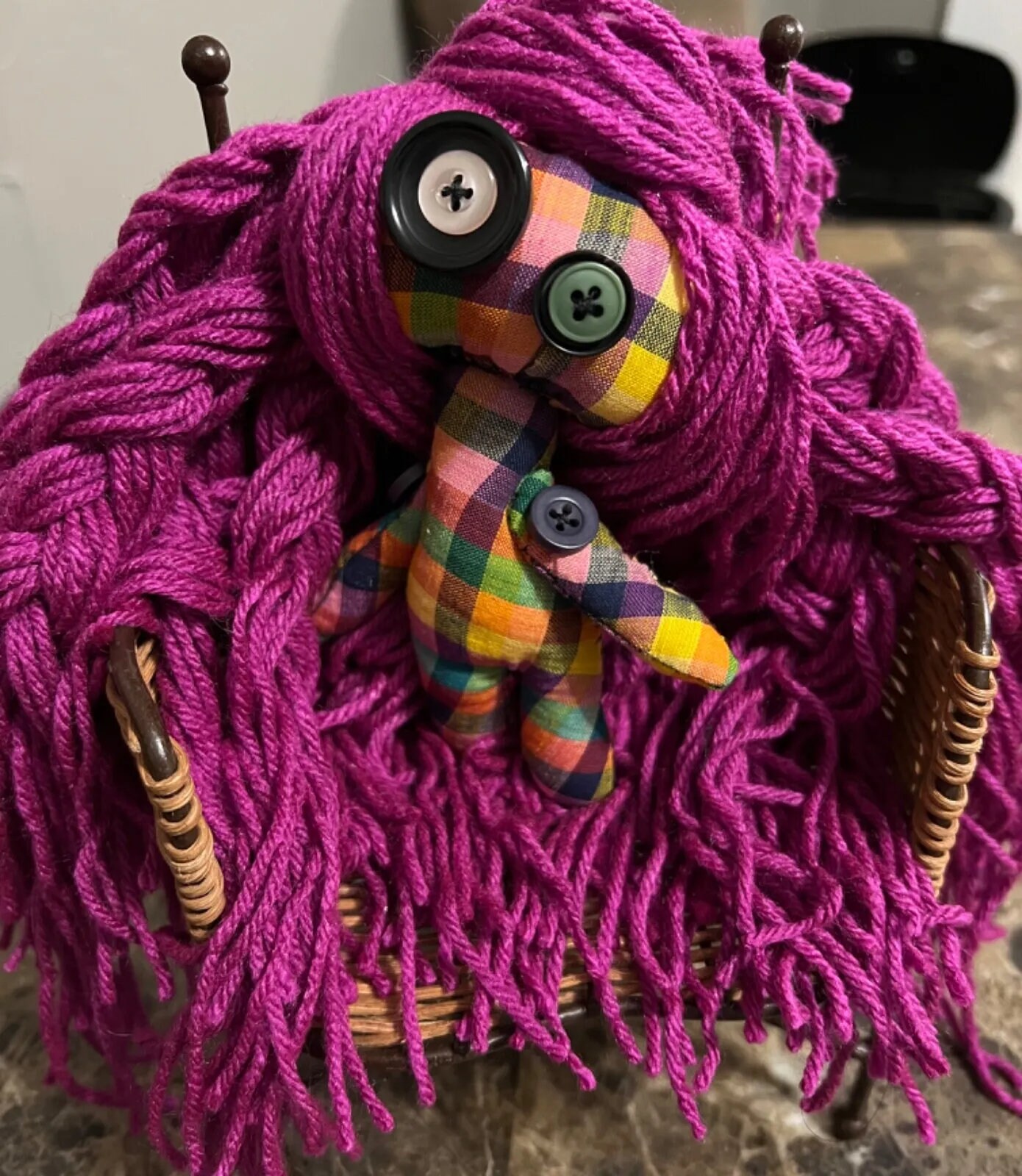 Rag Doll, Yarn Doll, Poppet, Voodoo Doll, Witch Doll - Etsy