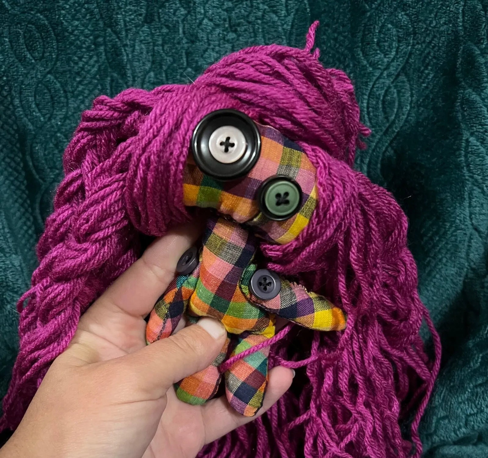 Rag Doll, Yarn Doll, Poppet, Voodoo Doll, Witch Doll - Etsy