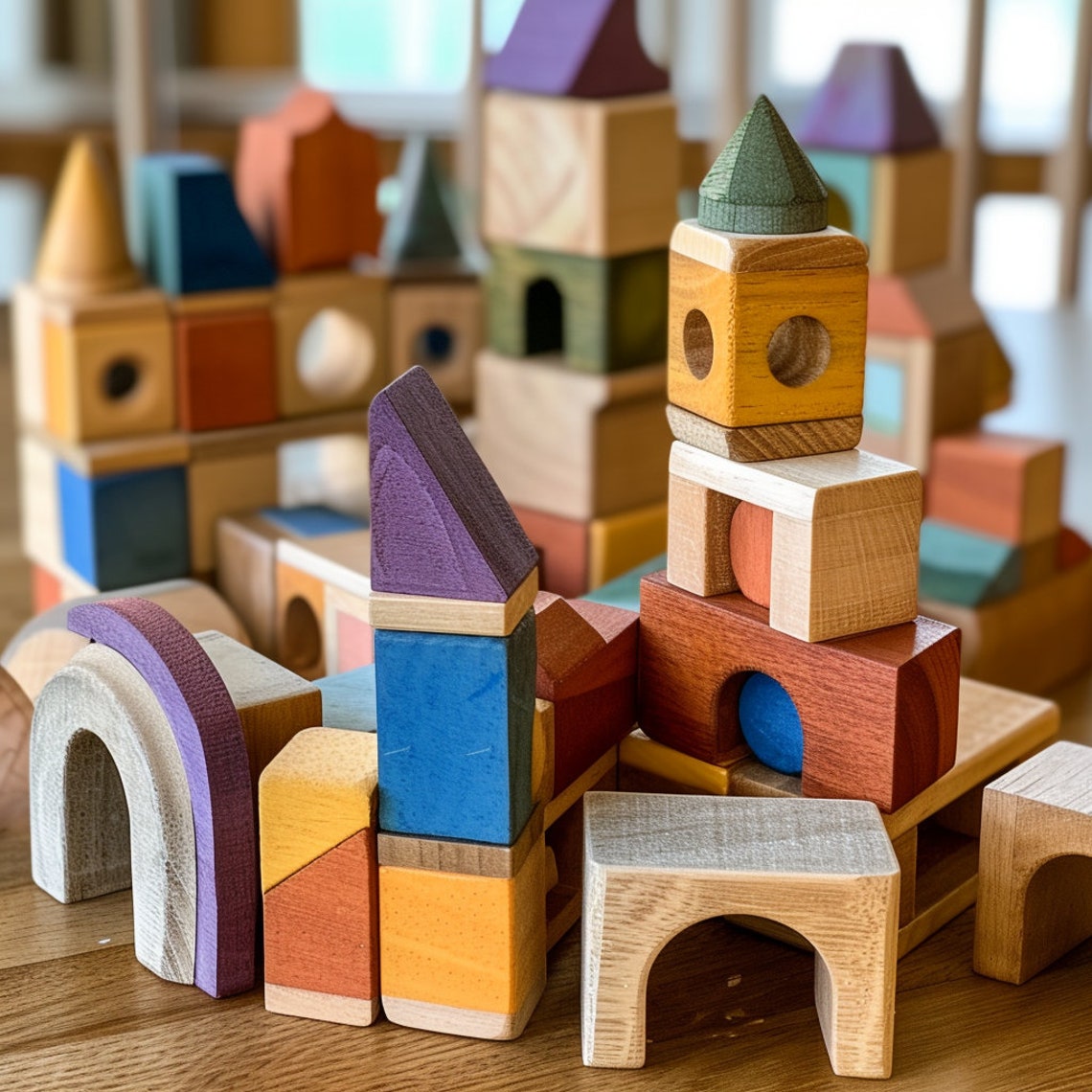 Palm Tree Handmade Wooden Building Sets - Etsy