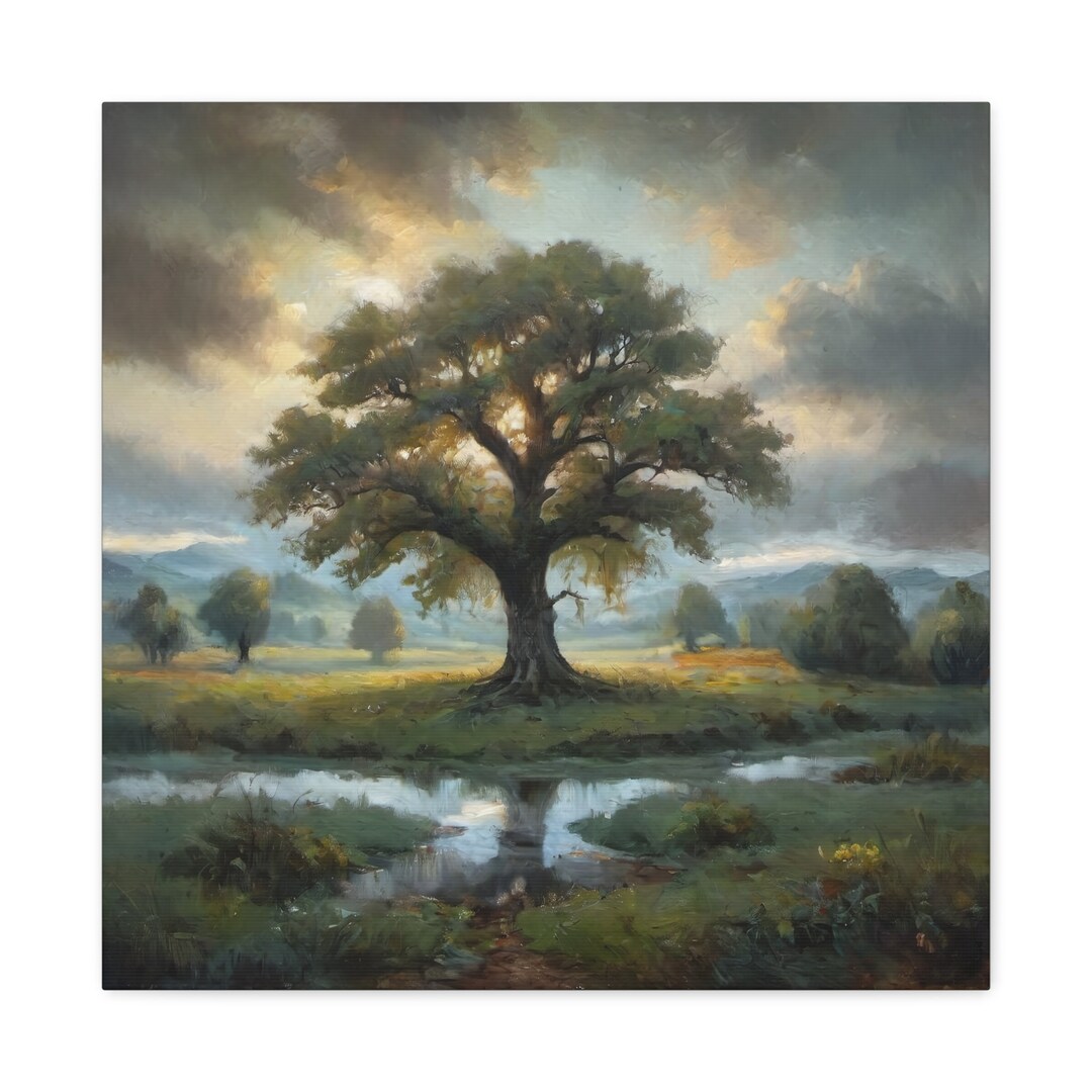 Sovereign of the Vale - Canvas Wrap Oil Painting Print - Wall Art ...