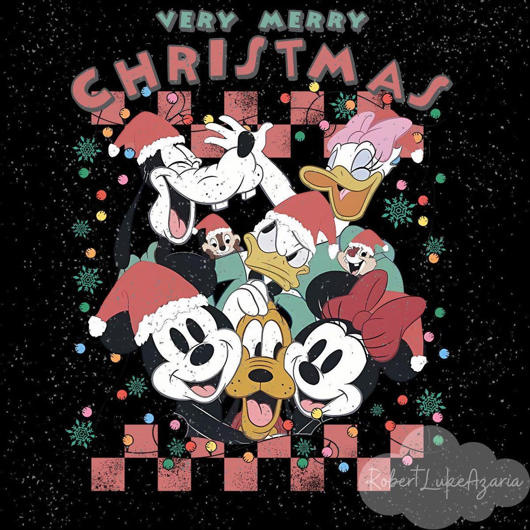 Mickey's Very Merry Christmas Party 2024 Png,disney Family Christmas ...