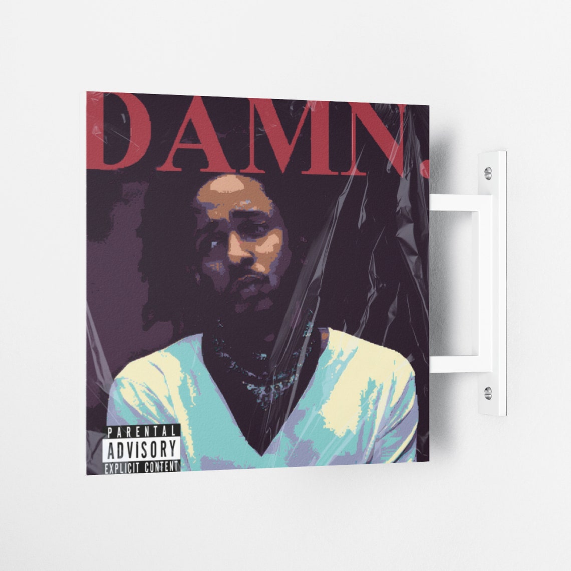 Pixelated Masterpiece: Kendrick Lamar's 'damn' Album Cover Reimagined ...