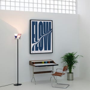 Flow Typography Poster | Graphic Design Poster | Bold Letter Wall-art ...