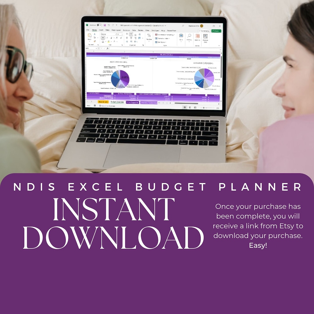 NDIS Funding Budget Tracker, Invoice Support Worker Spending Tracking ...