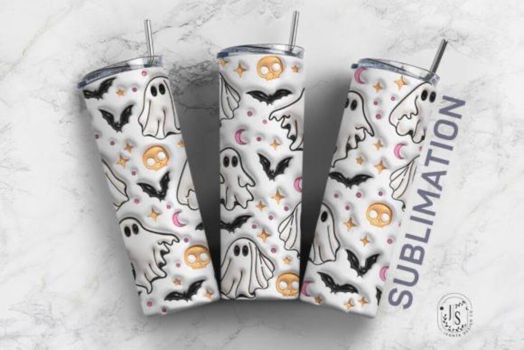 Inflated Bubble Spooky Ghost Tumbler - Etsy