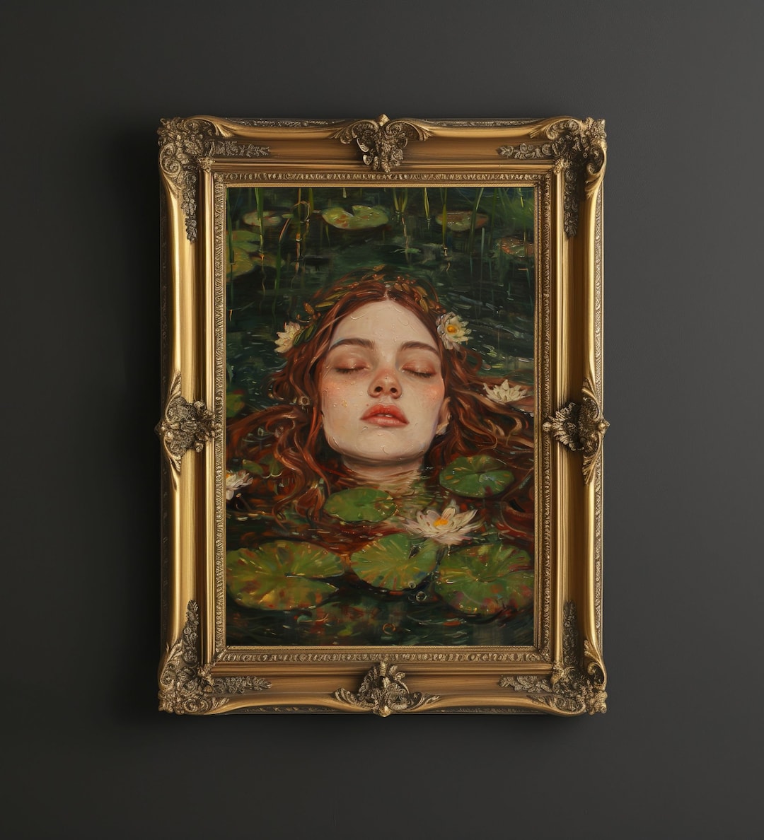 Ophelia Oil Painting, Original Digital Print, John Everett Millais ...