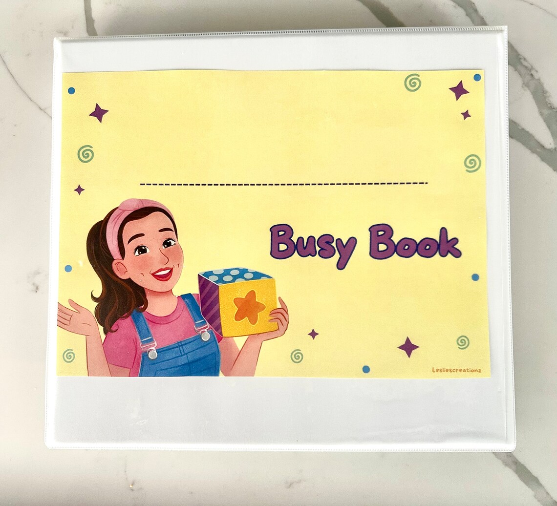 Ms Rachel Busy Book | Ms Rachel Themed Activity Book | Montessori ...