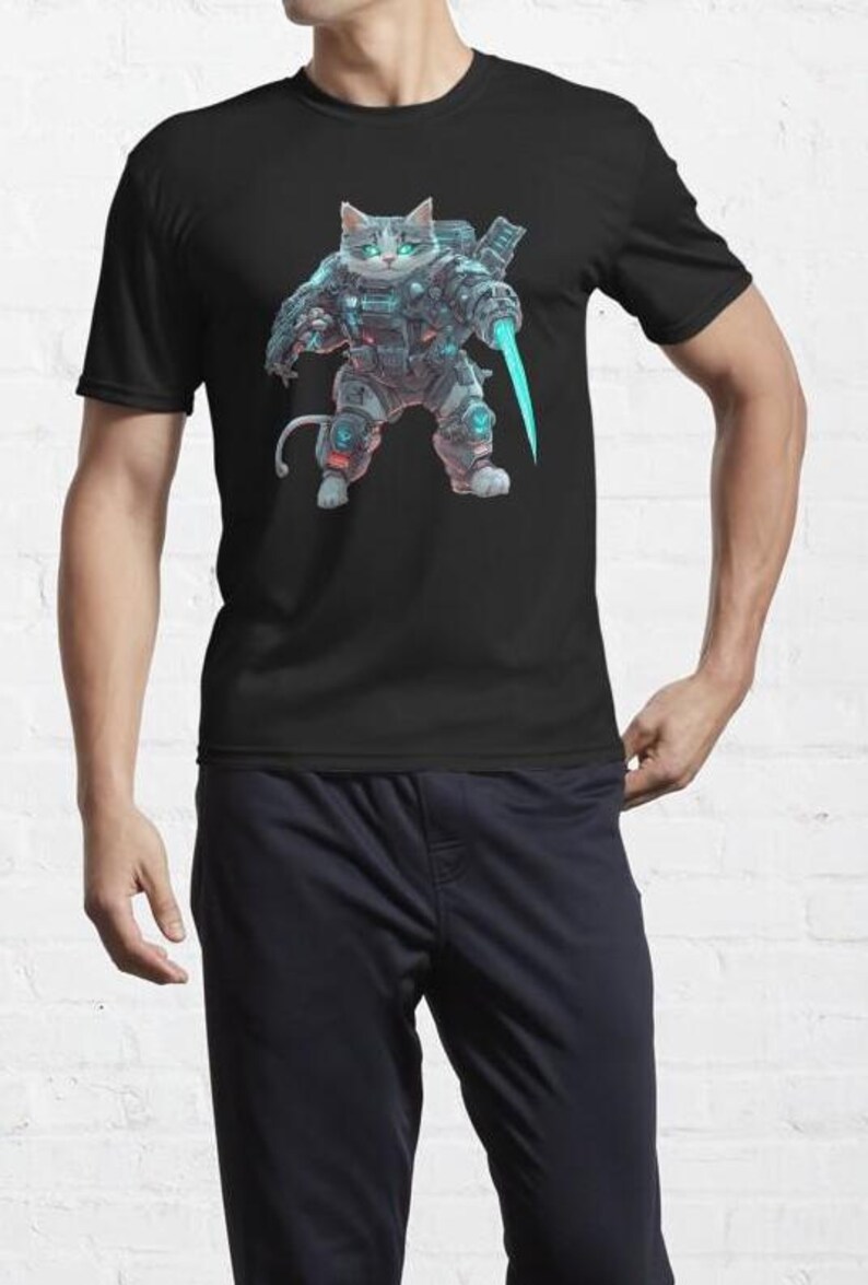 Cybercat Guardian,cyberpunk, Cybercat, Guardian Cat, Sci-fi Fashion ...