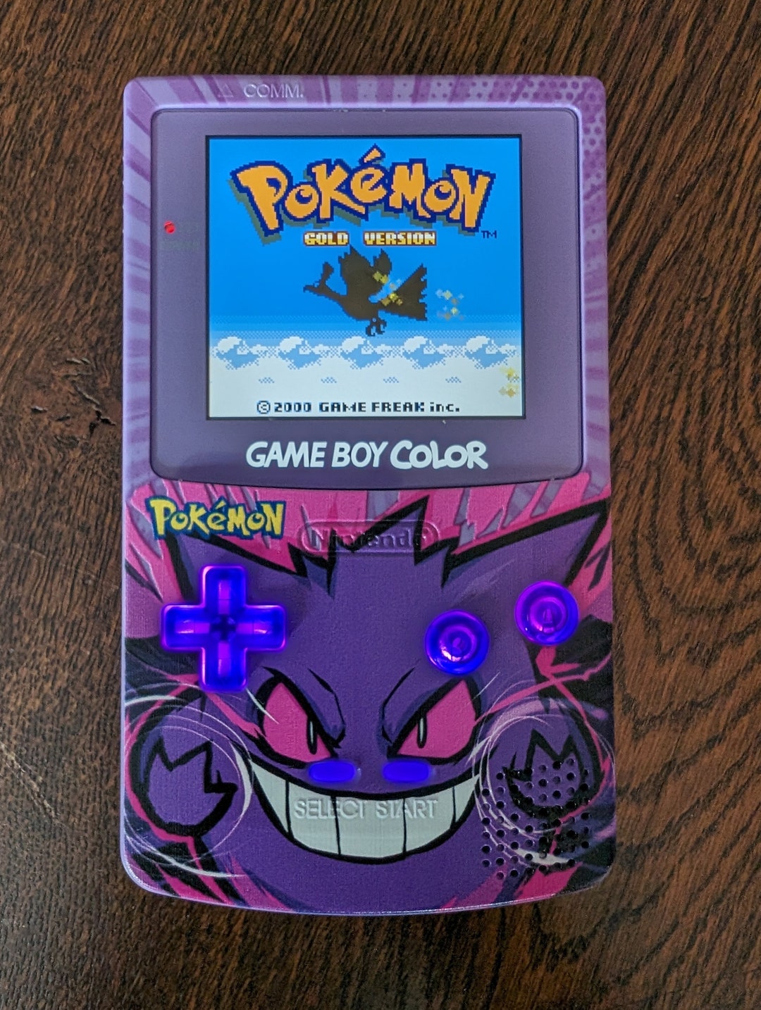 Custom Game Boy Color With Backlit Screen and Gengar Shell - Etsy