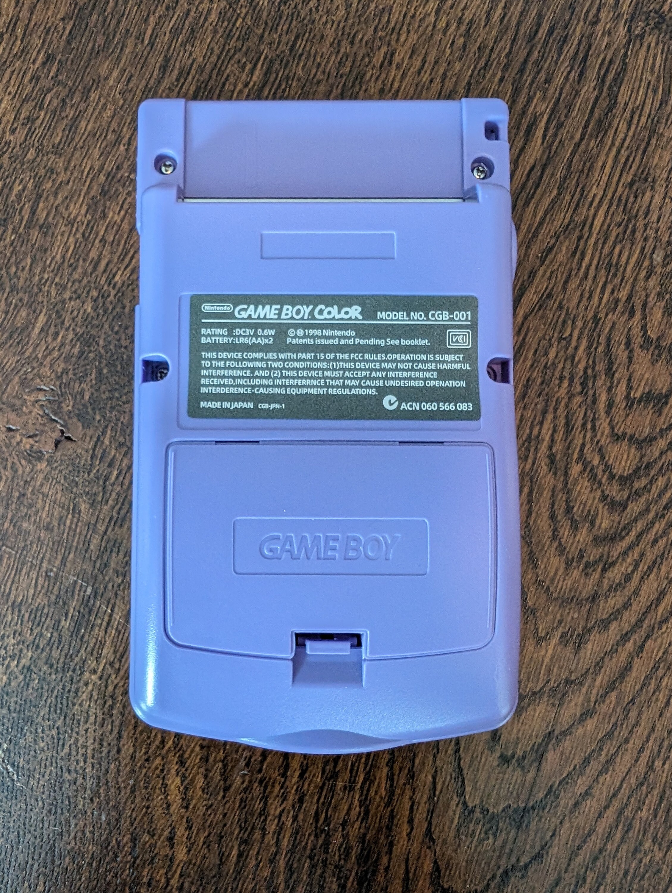 Custom Game Boy Color With Backlit Screen and Gengar Shell - Etsy