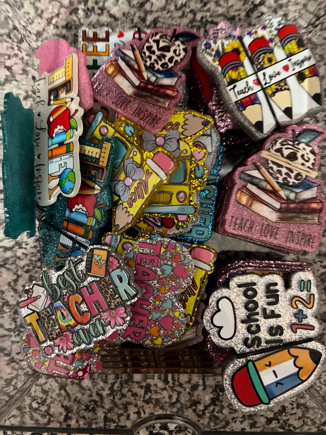 Acrylic Mystery Bundle Mix • Themed Craft Supplies for Pens & Keychains ...