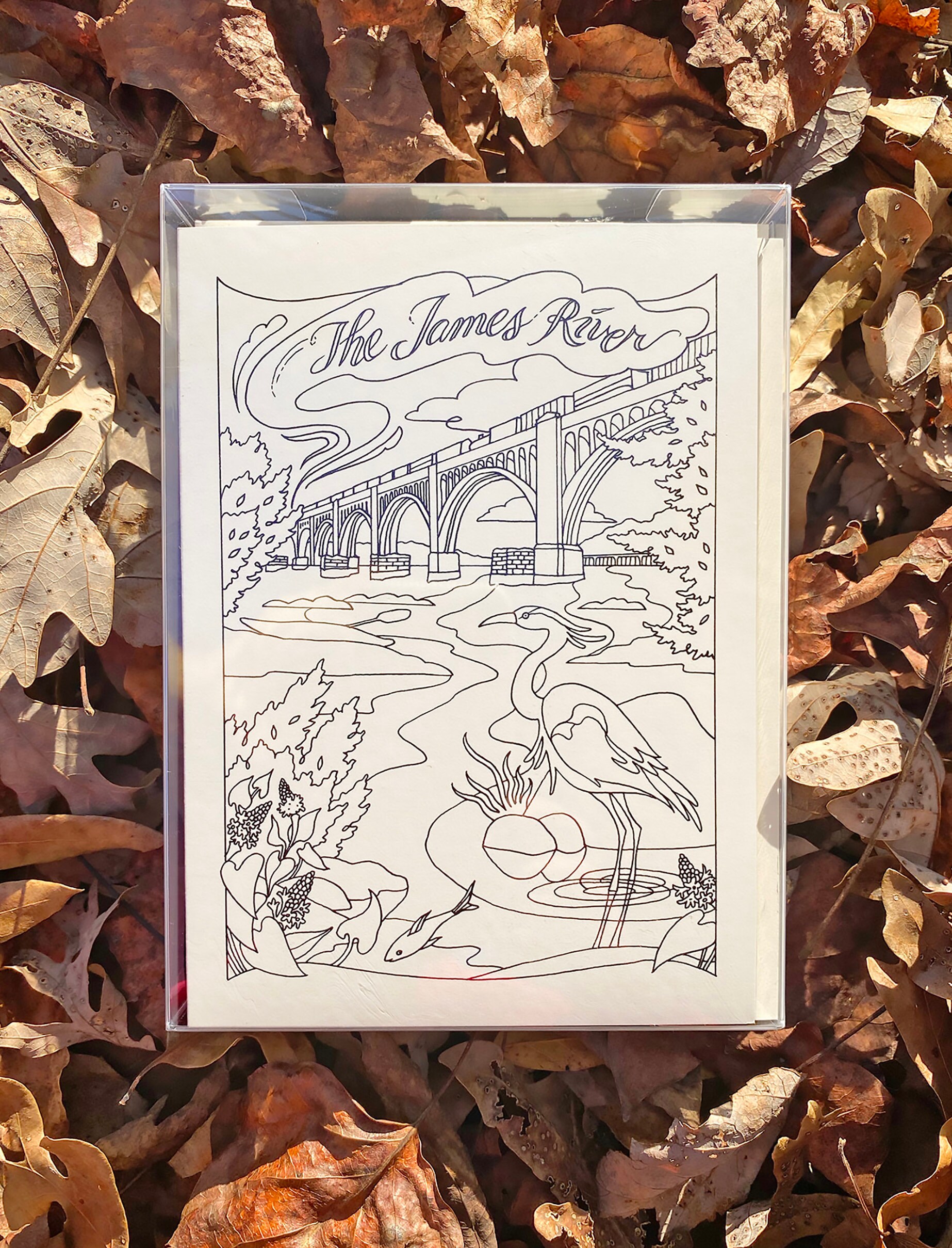 Richmond Coloring Note Card Set - Etsy