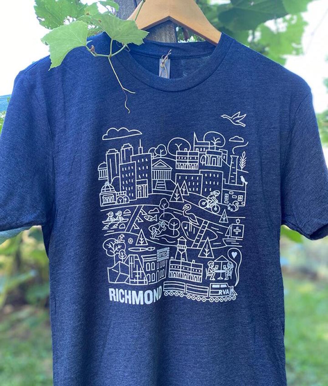 Richmond, VA Tee Shirt, Made in VA - Etsy