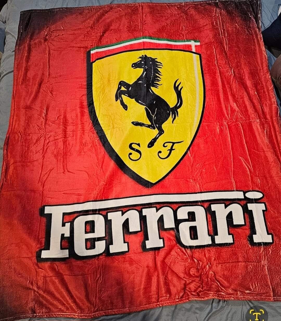 Ferrari Blanket - Etsy