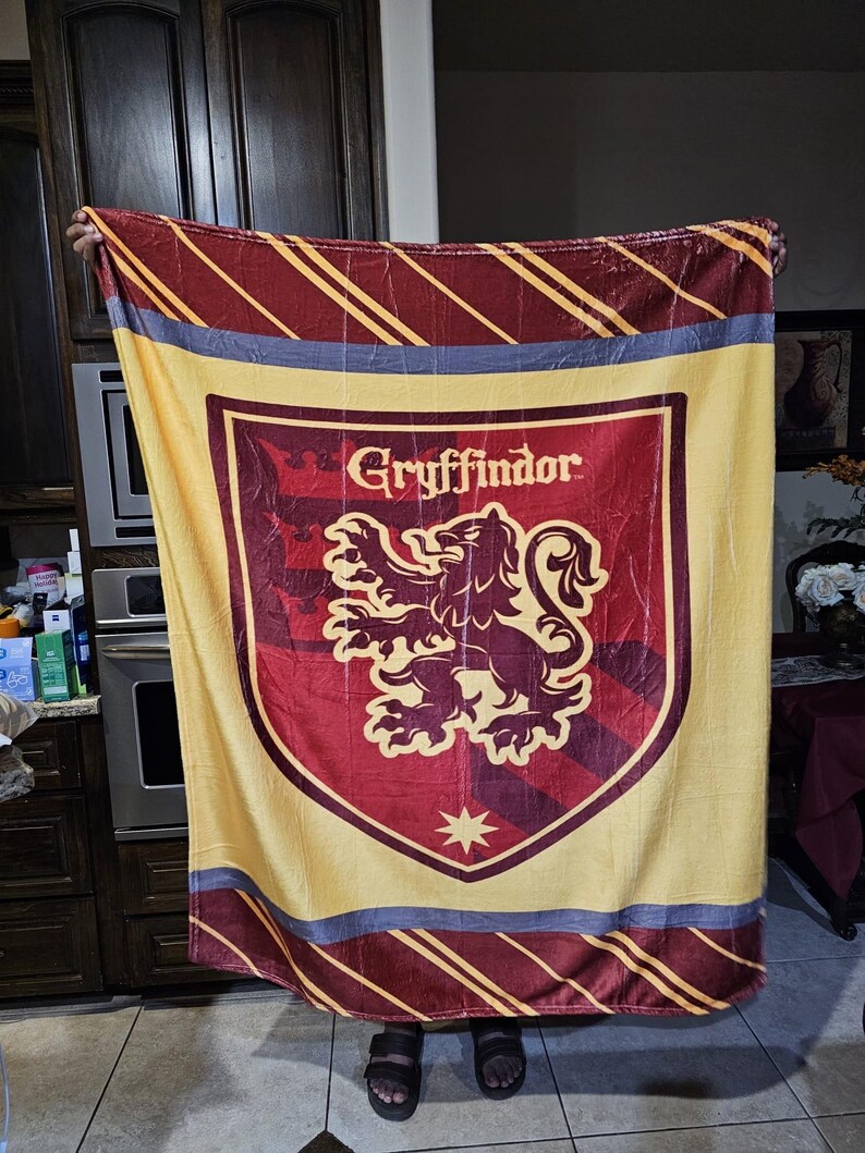 Gryffindor House Blanket - Etsy