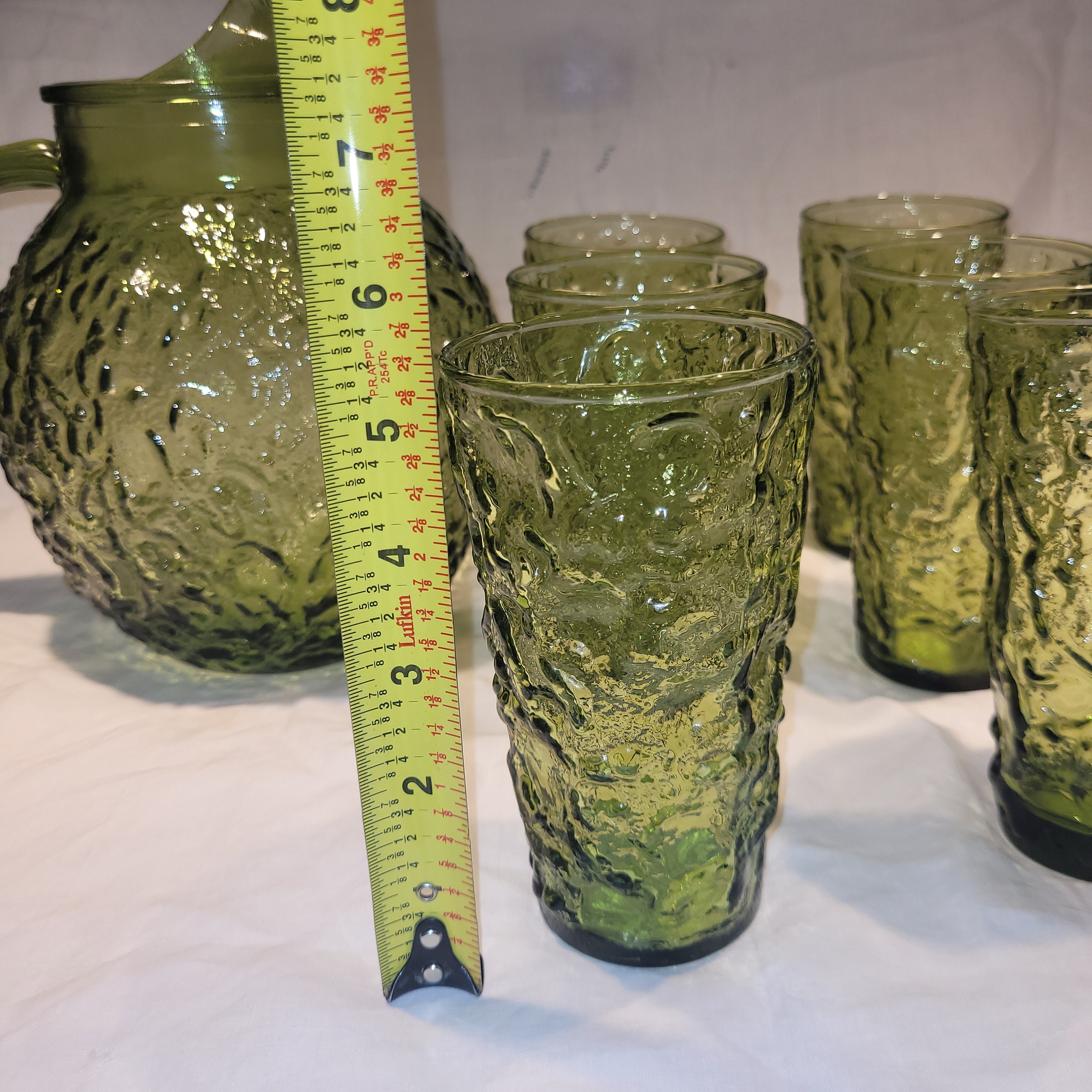 Globe Pitcher With Six Glasses Set of Anchor Hocking in Lido Milano ...