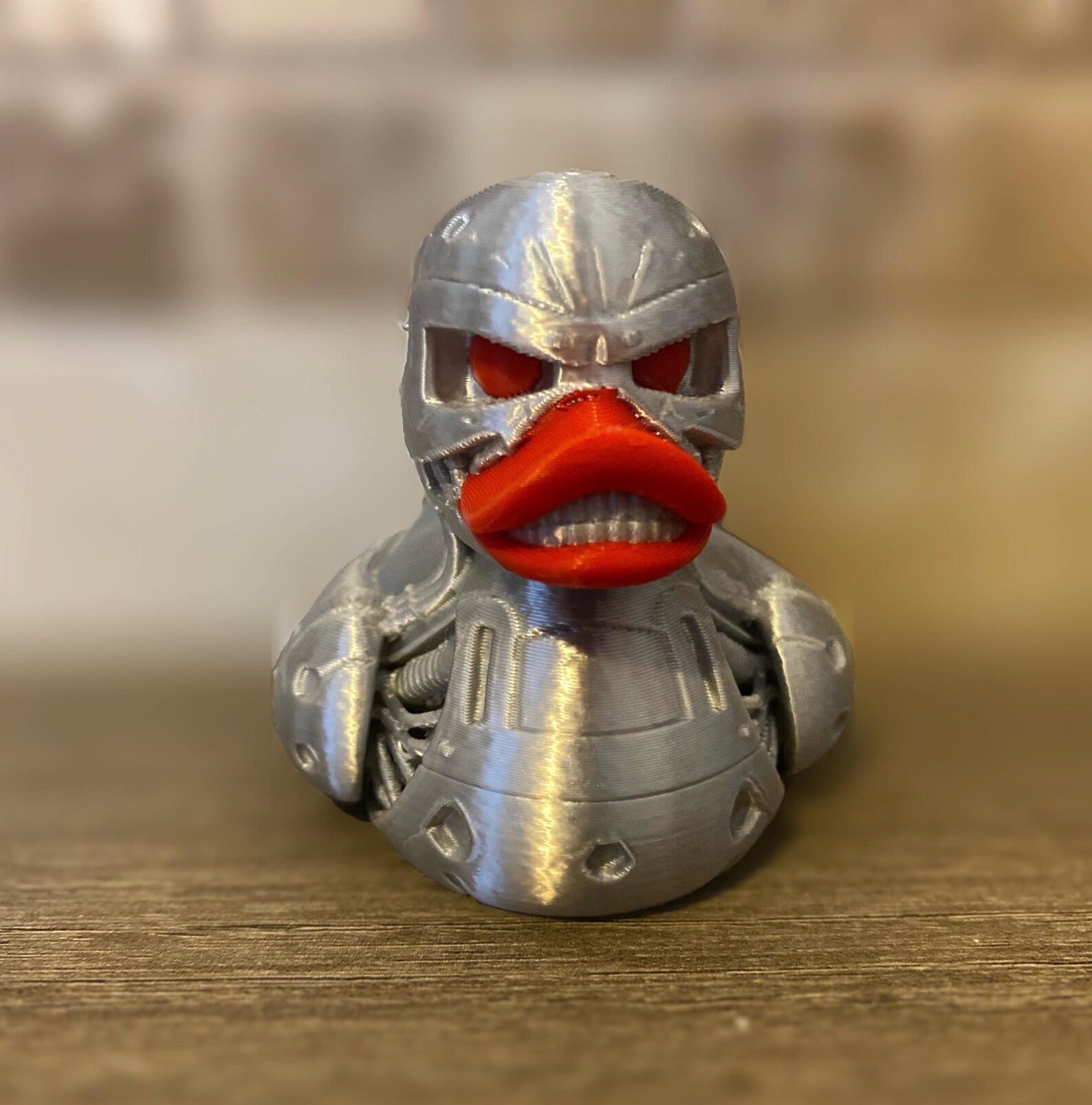The Duckinator - 3D Printed Figurine - Car Dashboard Decor - Ducking ...