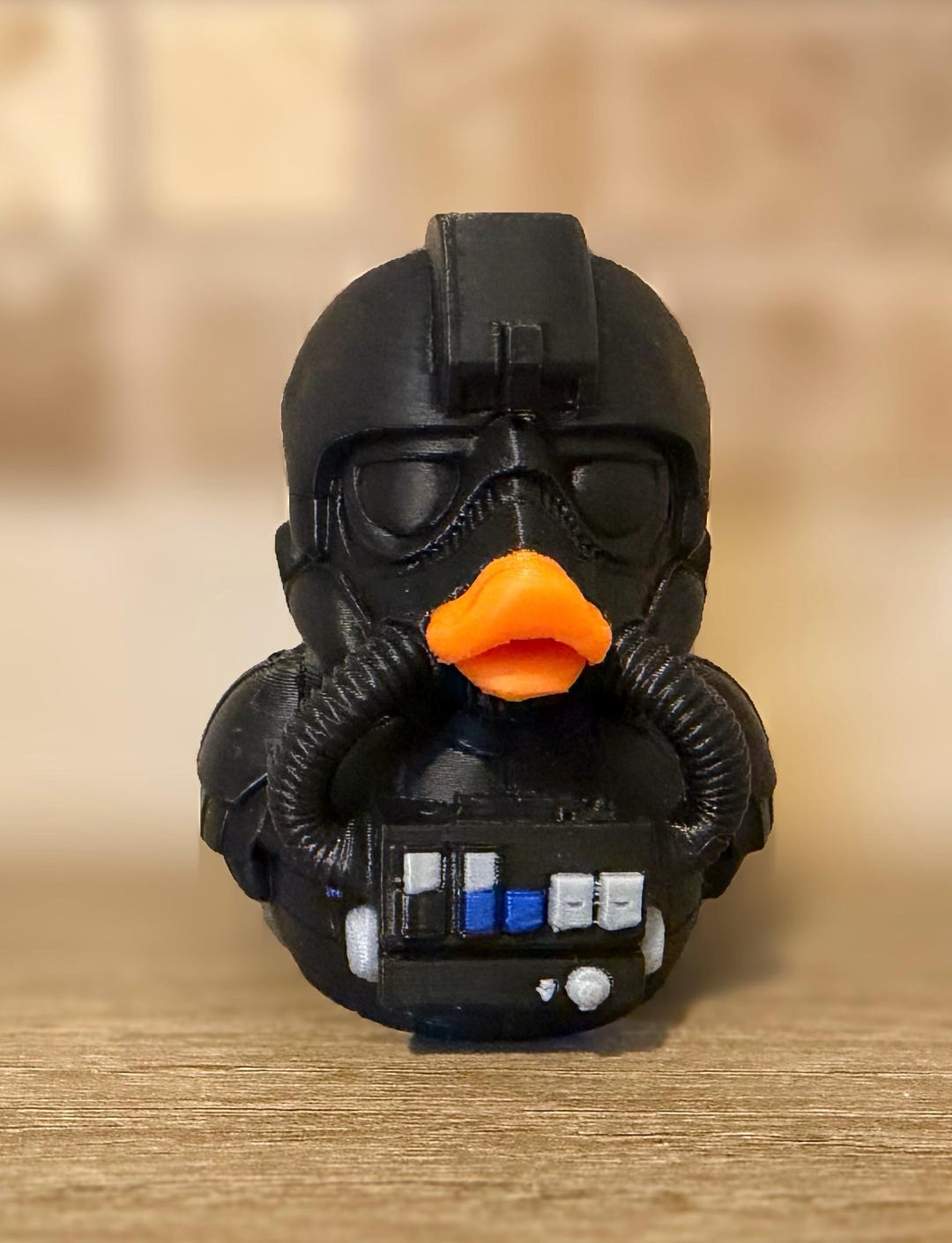 Pilot Fighter Duck – 3D Printed Figurine - Car Dashboard Decor ...