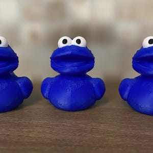 Blue Monster Duck - Etsy