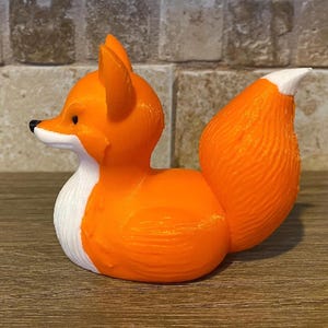 Fox Duck- 3D Printed Figurine - Ducking Gift - Collectibles - Cruises ...