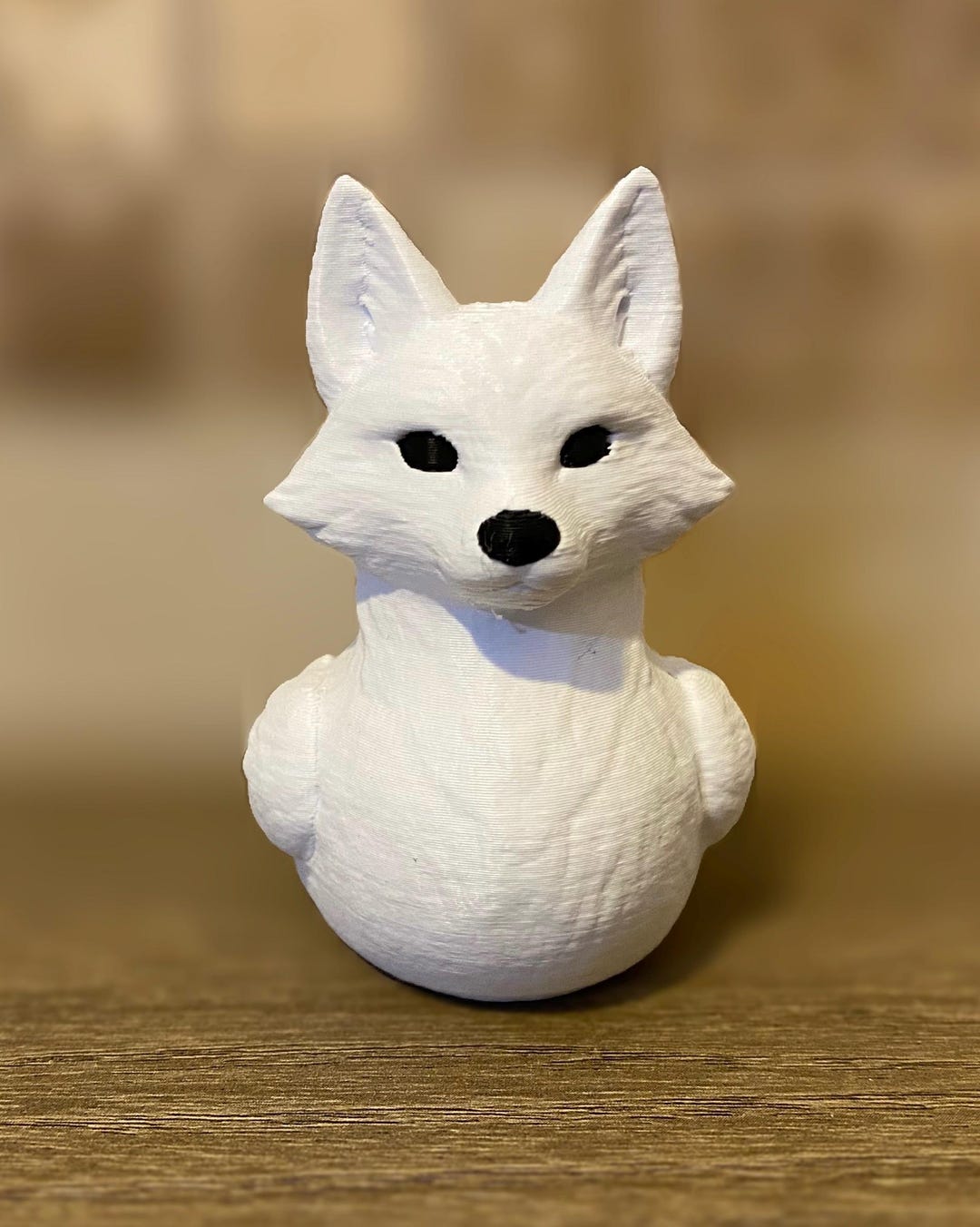 Arctic Fox Duck- 3D Printed Figurine - Jeep Ducking Gift - Collectibles ...