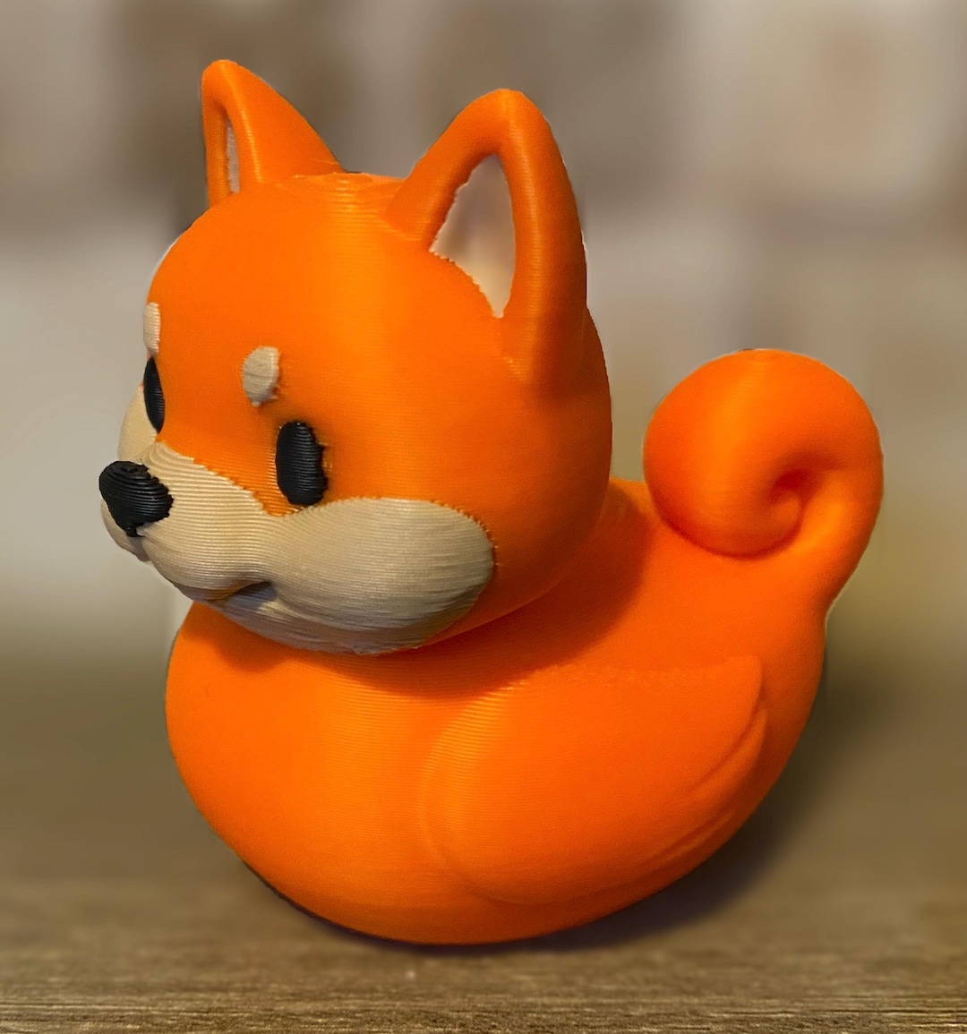 Shiba Inu Duck - 3D Printed Figurine - Jeep Ducking Gift - Cruises ...