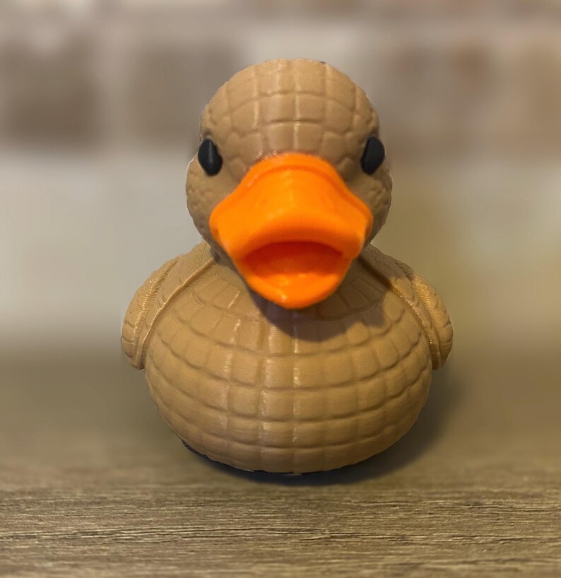 Armadillo Duck - 3D Printed Figurine - Car Dashboard Decor - Ducking ...