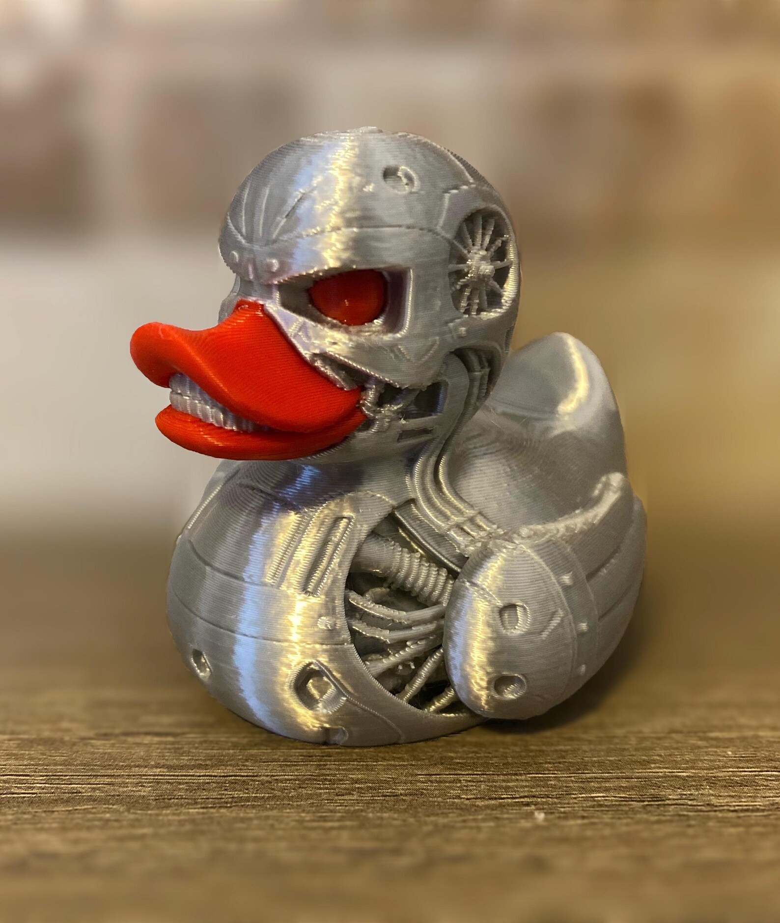 The Duckinator - 3D Printed Figurine - Car Dashboard Decor - Ducking ...