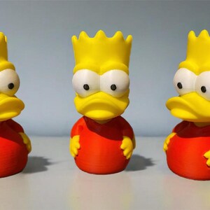 Bart Simpson Duck - Etsy