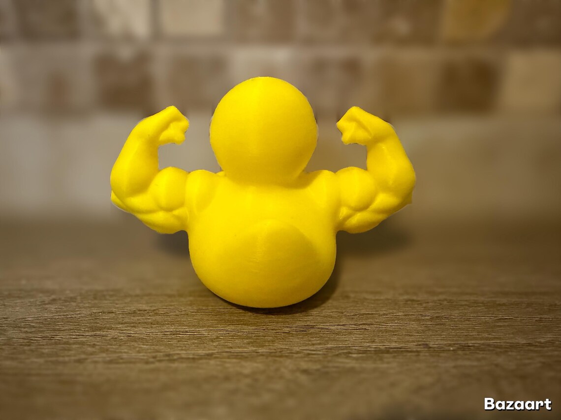 Muscle Body Builder Duck - Gym - 3D Printed Figurine - Jeep Ducking ...