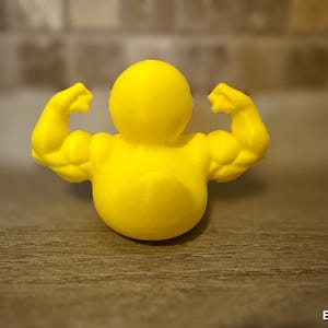 Muscle Body Builder Duck - Gym - 3D Printed Figurine - Jeep Ducking ...