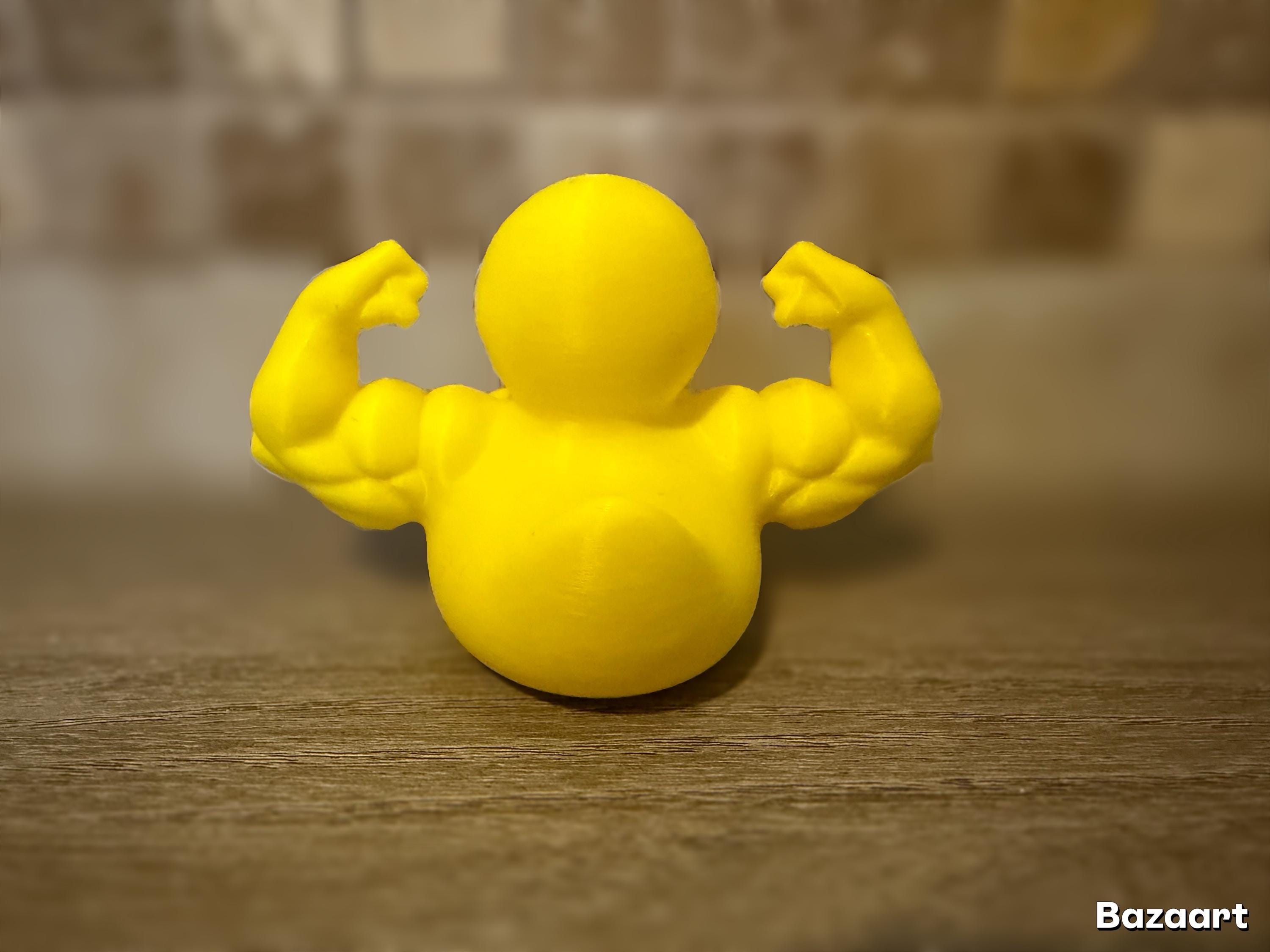 Muscle Body Builder Duck - Gym - 3D Printed Figurine - Jeep Ducking ...