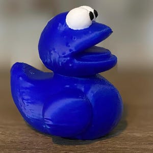 Blue Monster Duck - Etsy