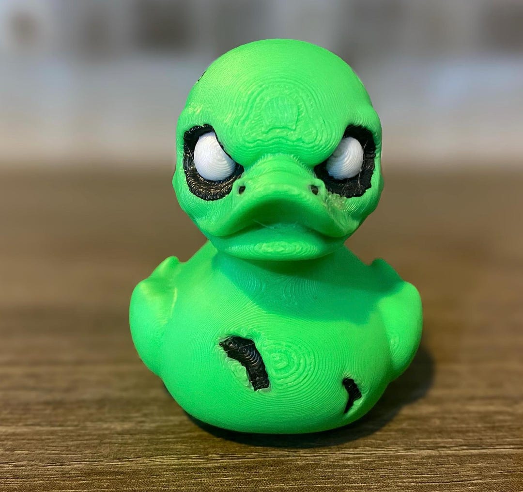 Zombie Duck - 3D Printed Figurine - Jeep Ducking Gift - Halloween - Etsy