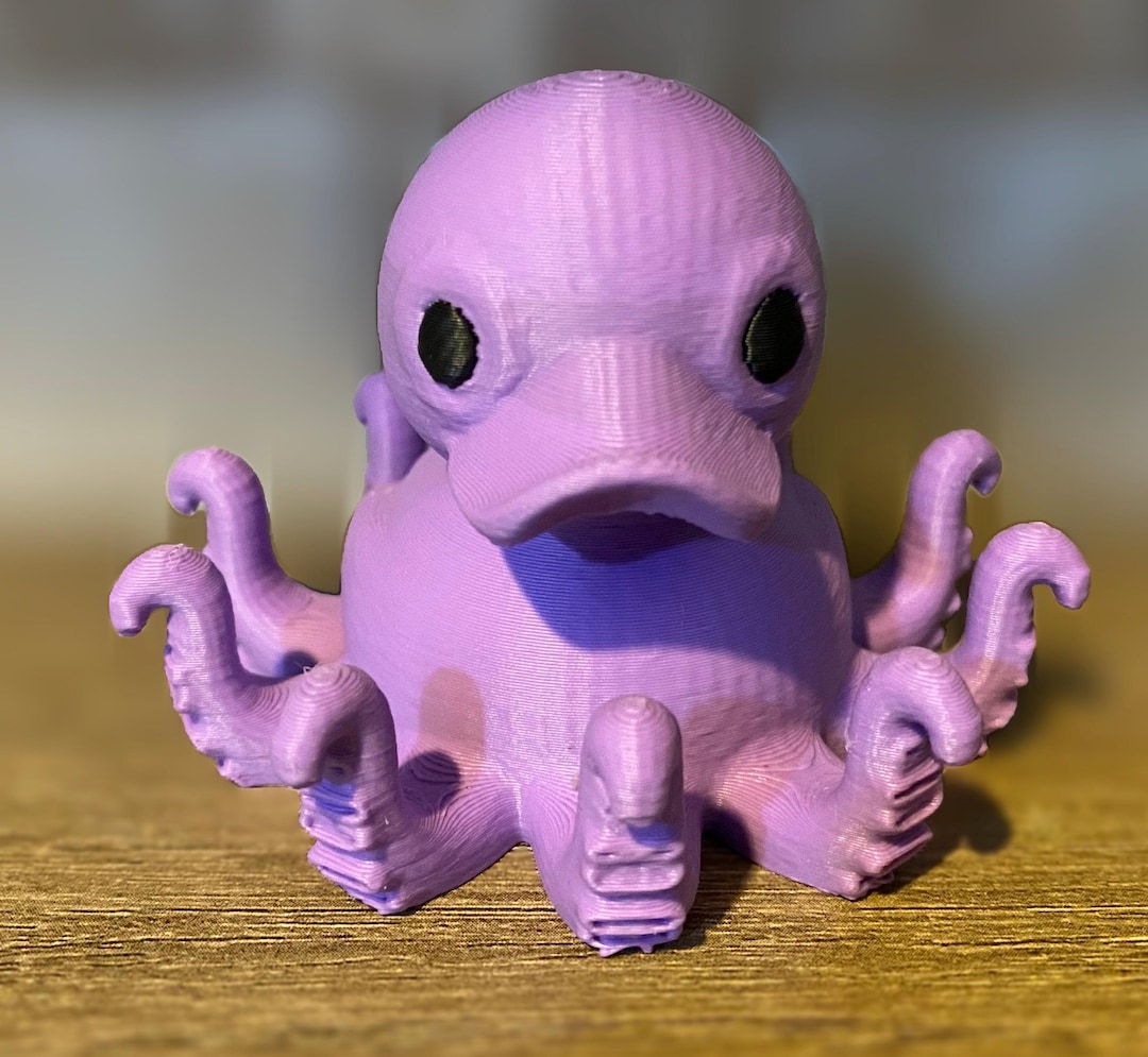 Octopus Duck - 3D Printed Figurine - Jeep Ducking Gift - Cruises ...