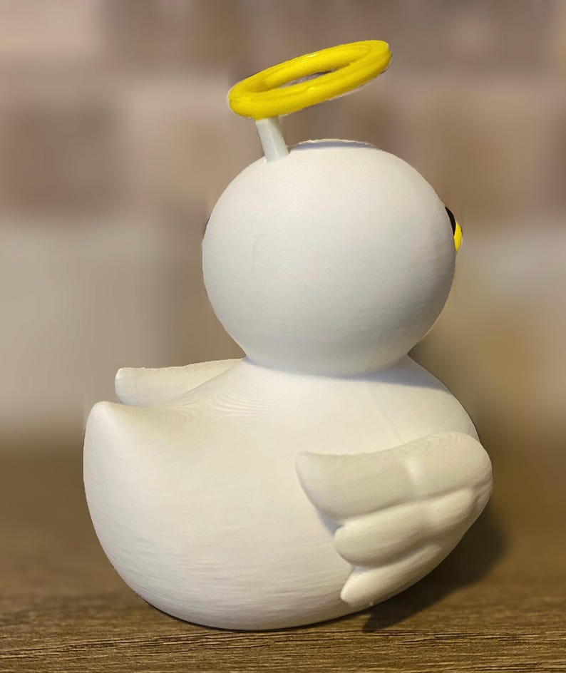 Angel Duck- 3D Printed Figurine - Jeep Ducking - Cruises - Gift - Etsy