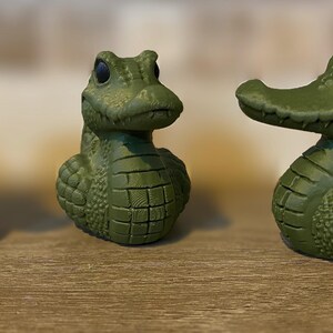 Crocodile Duck- 3D Printed Figurine - Jeep Ducking Gift - Cruises ...