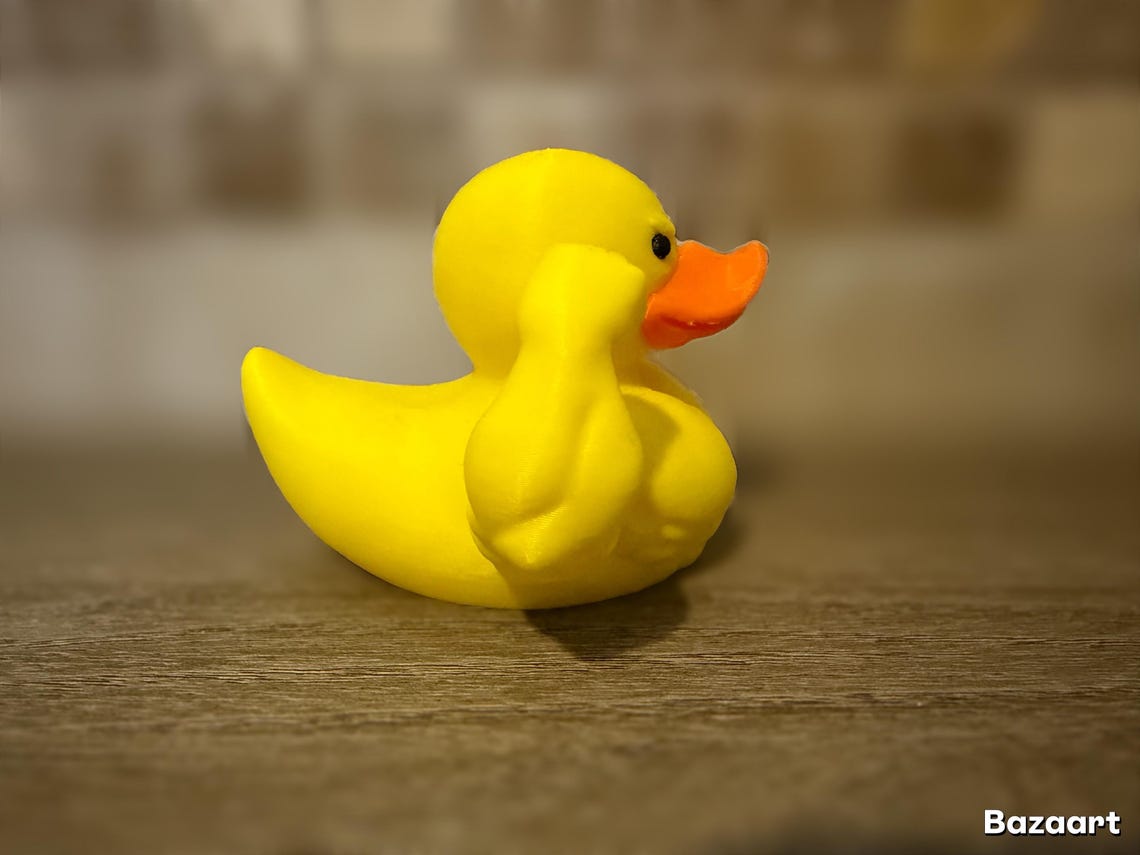 Muscle Body Builder Duck - Gym - 3D Printed Figurine - Jeep Ducking ...