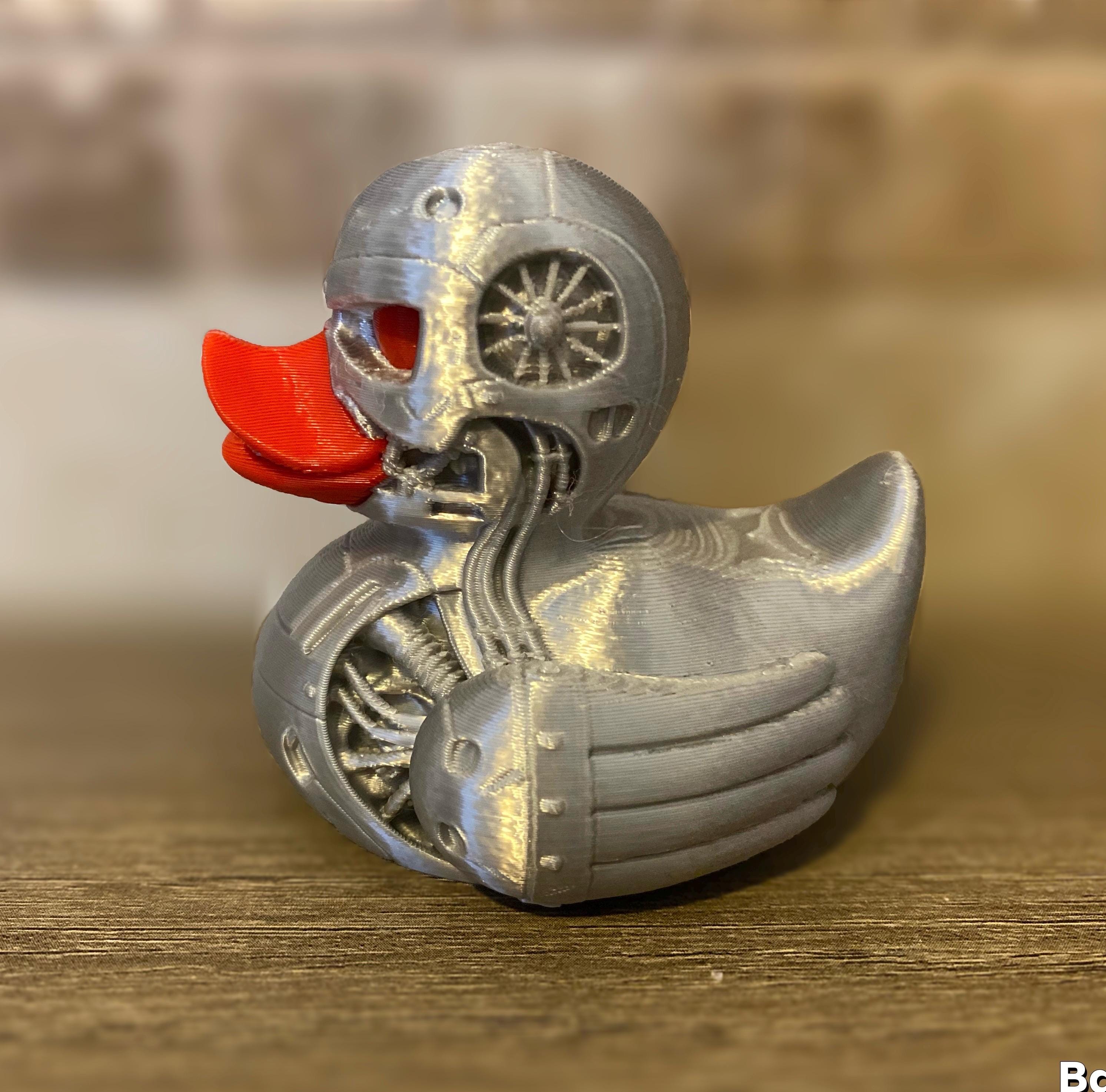 The Duckinator - 3D Printed Figurine - Car Dashboard Decor - Ducking ...