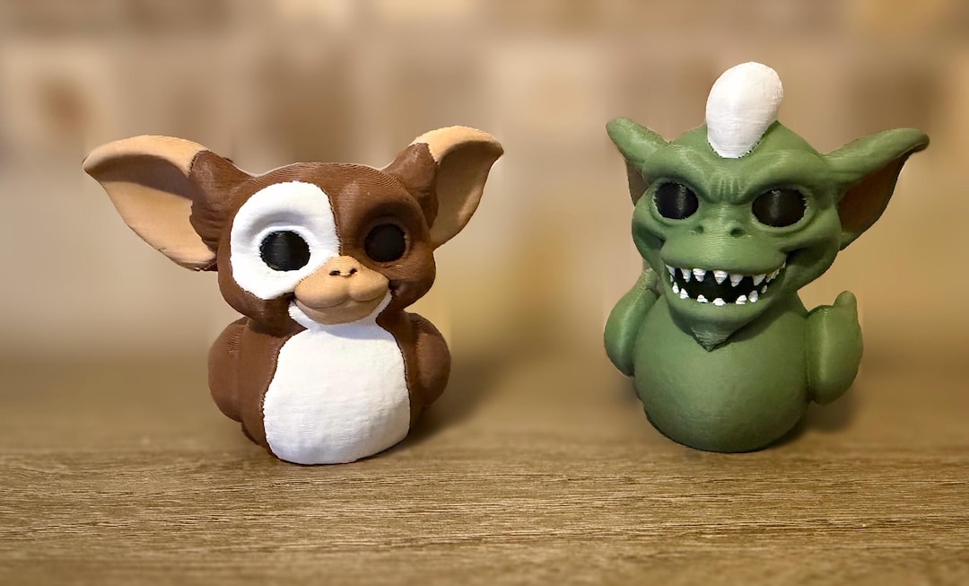 Cute Fuzy Duck and Evil Duck- 3D Printed - Jeep Ducking Gift - Cruises ...